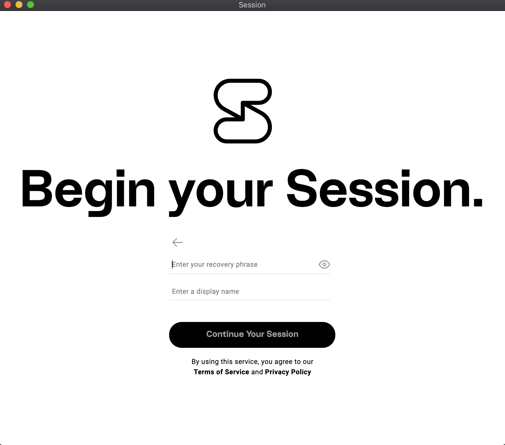 How can I restore my Session account? – Session - English